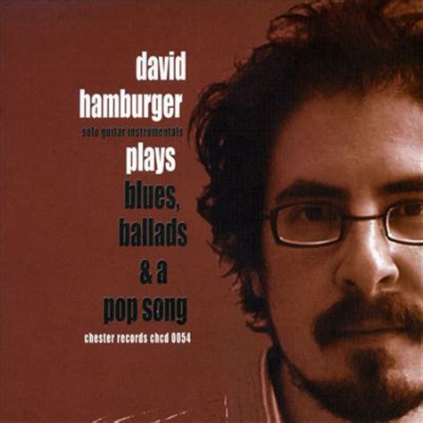 David Hamburger Plays Blues Ballads And A Pop Song David Hamburger