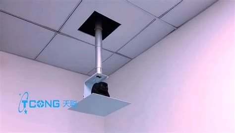 Ceiling Hidden Cctv Camera Mount With Vertical Travel 2m Electric Telescopic Ceiling Cctv Camera