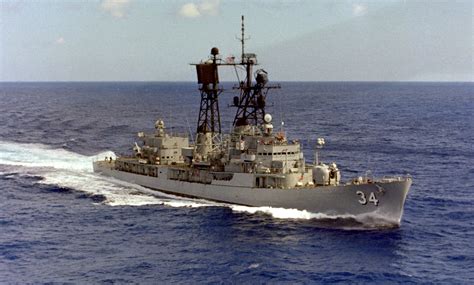 Uss Somers Ddg 34 Underway Circa In The Early 1980s Usn 6483131