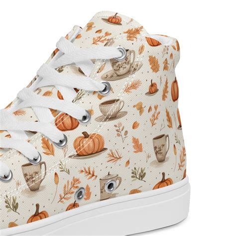 Pumpkin Spice Latte Shoes Barista Shoes Coffee Lover Shoes Autumn