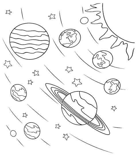 Printable Galaxy Coloring Pages Printable
