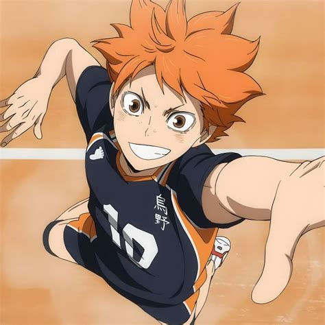 Shoyo Hinata Icon ☻ Personajes De Anime Dibujos Animados Bonitos