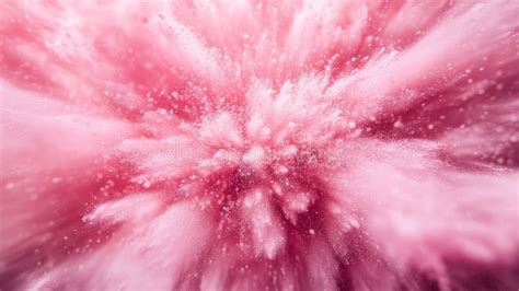 Pink Powder Explosion Vibrant Abstract Background Stock Illustration