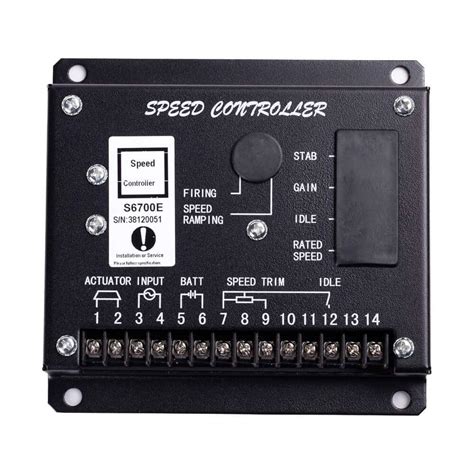 Speed Control Unit S6700h Speed Controller For Diesel Generator Genset