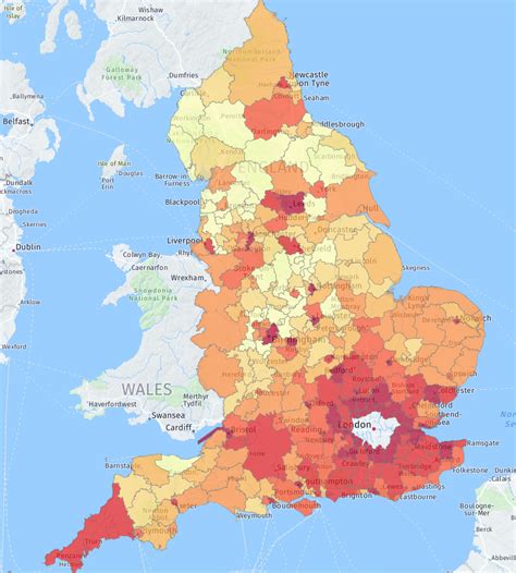 Migration To And From London 2013 2016 Vivid Maps