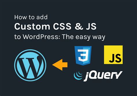 How To Add Custom Css And Js To Wordpress Beginners Guide