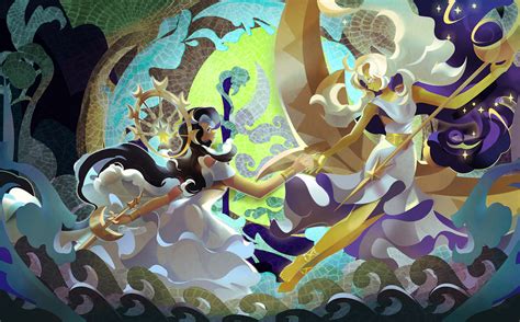 Sea Fairy And Moonlight Cookie Stunning Hd Wallpaper From Cookie Run