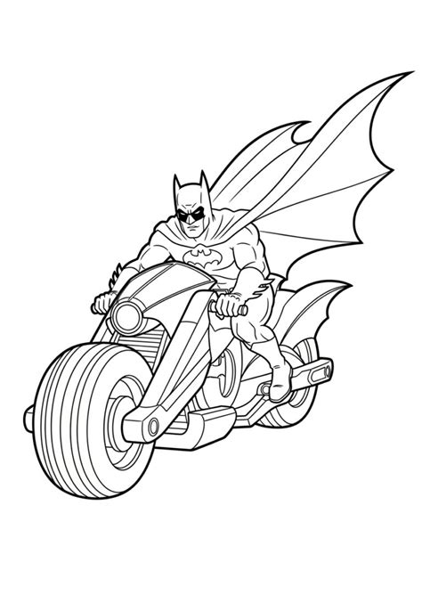 Batman Car Coloring Pages Printable 2025