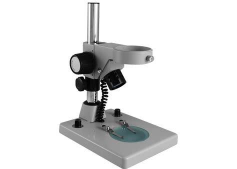 76mm Led Illuminated Post Stand Microscope Stand Zj 308 Microscope Stand
