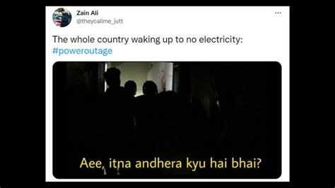 Itna Andhera Kyu Hai Bhai Power Outage In Pakistan Sparks Meme Fest