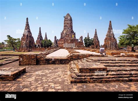 Ayutthaya Thailand Temple Antique Banque De Photographies Et Dimages à