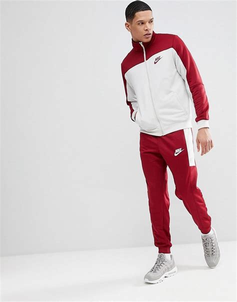 Nike Poly Tracksuit Set In Red 861774 677 For Men Lyst Australia