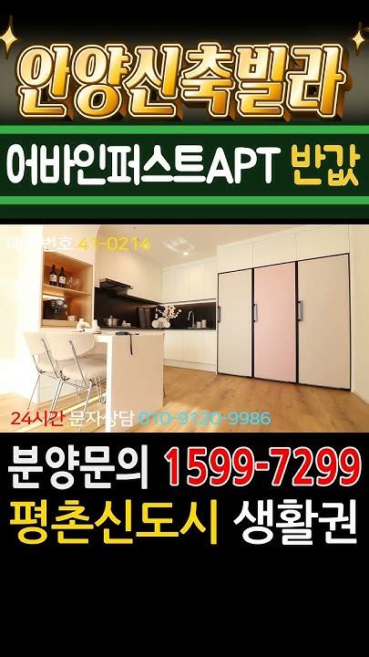 안양신축빌라 평촌신도시생활권 아파트형3룸 평촌어바인퍼스트아파트 반값 Youtube