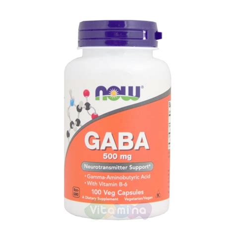 Solgar Gaba Габа 500 мг, 50 капс. купить в интернет-магазине Vitamina ...