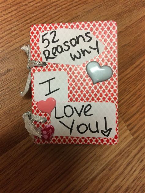 52 Reasons Why I Love You Deck Of Cards