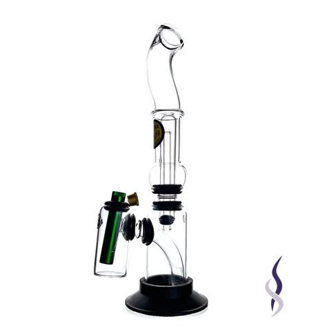 Agung Small Tar Catcher Glass Bong With Chamber 30cm