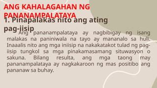 Kahalagahan Ng Pananampalataya Ng Taopptx