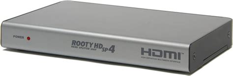 Microcomputer Soft Hdmi Splitter Rooty Hd Sp4 1 Input 4