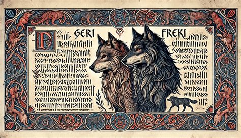 Geri And Freki Odins Wolves In Norse Mythology The Wicked Griffin