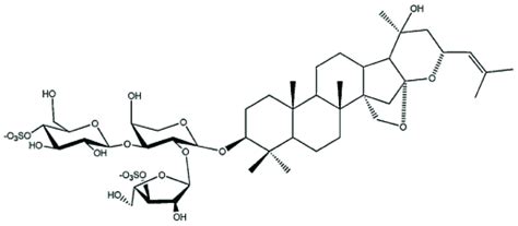 Saponin Chemical Structure From Juá Download Scientific Diagram