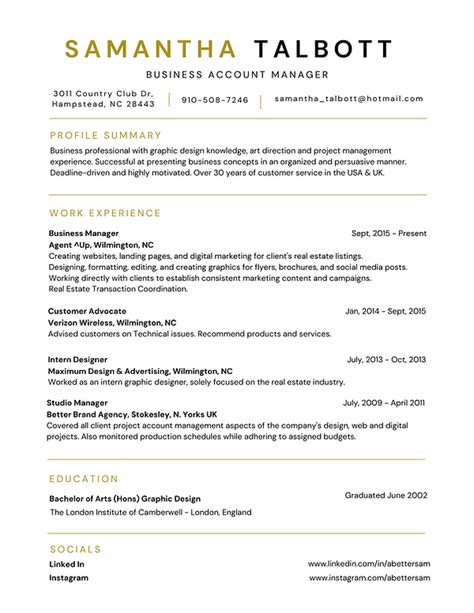 Samantha Talbott Business Manager