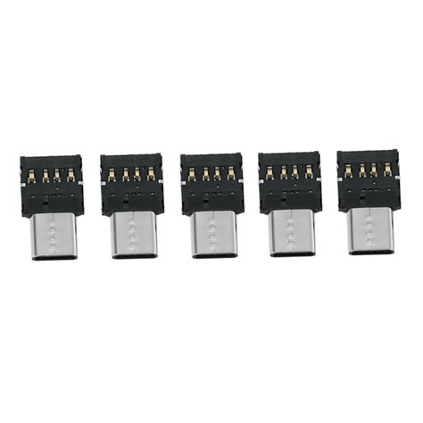 5pcs Ultra Mini Type C Usb C To Usb 20 Otg Adapte Vicedeal