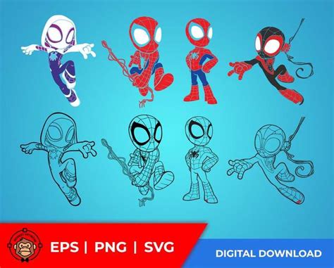 Spidey And His Amazing Friends Svg