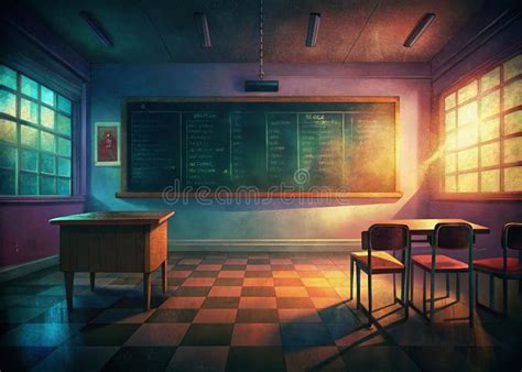 Nighttime School Schedule Capturing The Magic Of A Lowlight Chalkboard