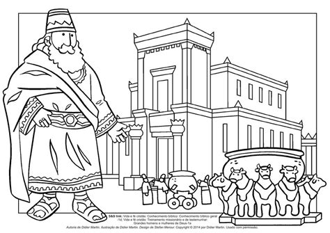 Desenho Do Rei Salomao Para Colorir