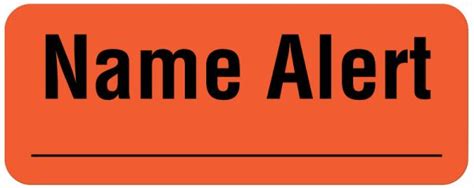 Medical Use Labels Name Alert Label 2 1 4 X 7 8 — Grayline Medical