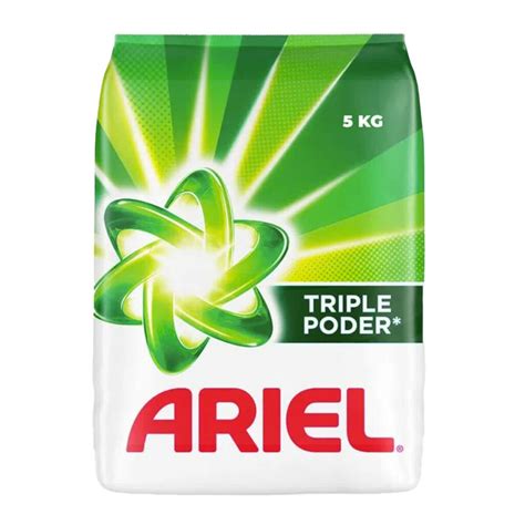 Ariel Triple Poder Detergente En Polvo 5 Kg Superunico El
