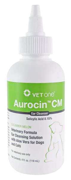 Aurocin Cm Ear Cleanser Cucumber Melon Scent 4oz