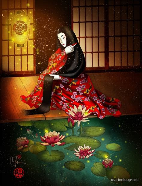 Hotaru Firefly By Marineloup Art Redbubble