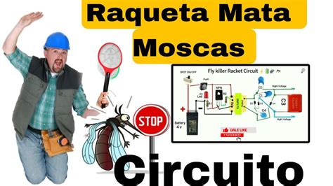 Circuito Raqueta Mata Mosquitos 🦟fly Killer⚡️ Racket Circuit🤳 Youtube
