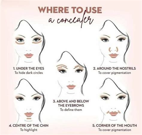 How To Use Concealer Infographic