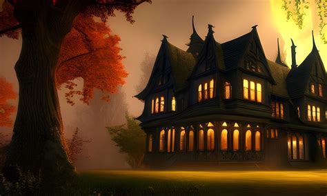 Spooky Manor Ai Generated Artwork Nightcafe Creator