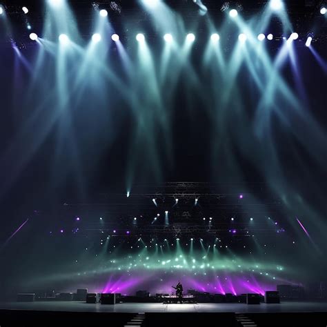 Premium Photo Empty Concert Stage Generated By Ai