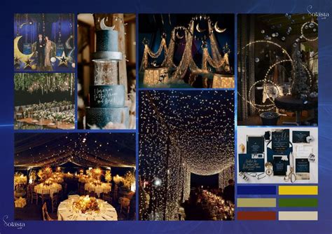 Celestial Wedding Theme Sparkling Starry Night Decor