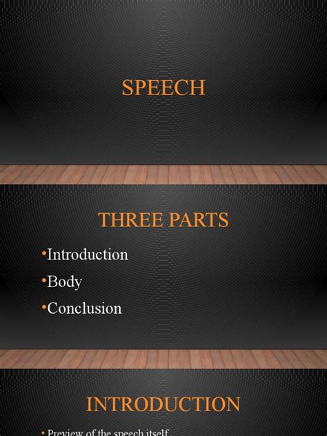 Speech Structure Guide Pdf