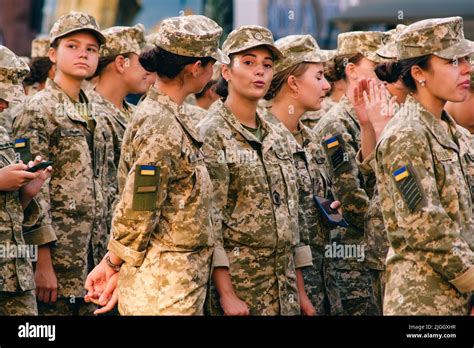 Kyiv Ukraine August 20 2021 Rehearsal Of The Military Parade On Occasion Of 30 Years