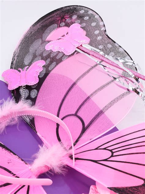 Disfraz Mariposa Iluminada Rosado — Guapa