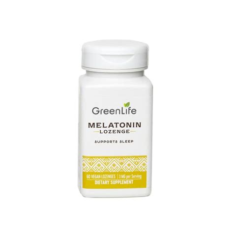 Melatonin Lozenge 3mg Potency — Greenlife Singapore