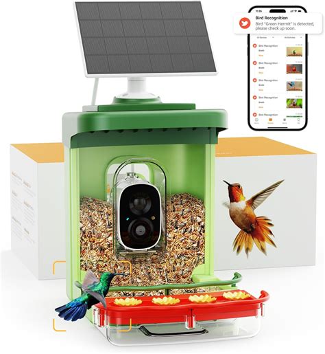 Bilantan Birdhi Ultra Smart Bird Feeder With Camera Solar