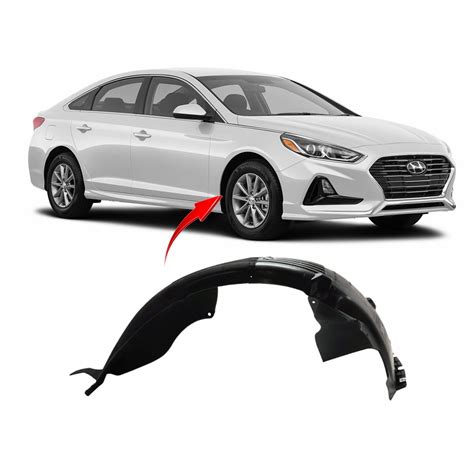 Dcp Front Passenger Side Fender Liner For 2018 2019 Hyundai Sonata
