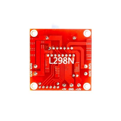 Motor Driver Module With L298N For 2 DC Motors Gold Ubuy India