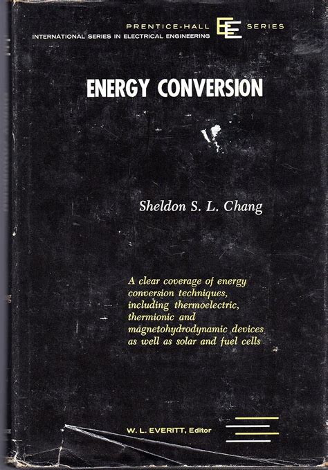 Energy Conversion Prentice Hall International Series In Electrical