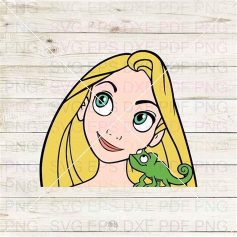 Rapunzel Tangled 006 Svg Dxf Eps Pdf Png Cricut Cutting Fi Inspire