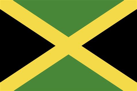 자메이카 국기 일러스트 Ai 무료 다운로드