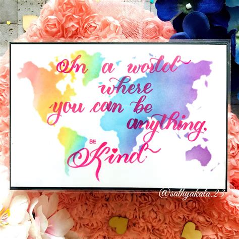 Brushpen Calligraphy Be Kind Paperie Expressions