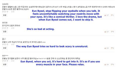 Choi Ye Bin Dikritik Perankan Sosok Ha Eun Byeol Dengan Berlebihan Kaskus